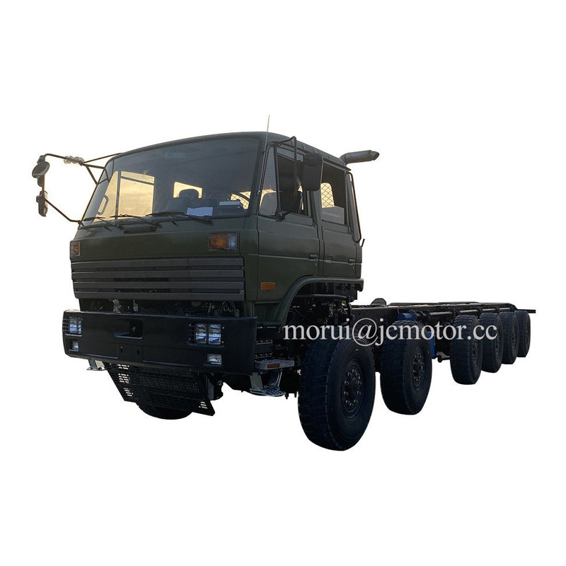 Militer 12 Roda Full Drive Enam Axle Off Road Truck Chassis 12x12 ...