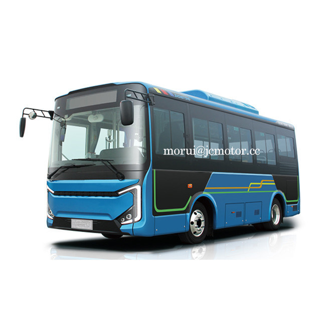 6.7m New Energy ZEV Electric Bus Umum 45 Penumpang Beban Penuh 200KM ...